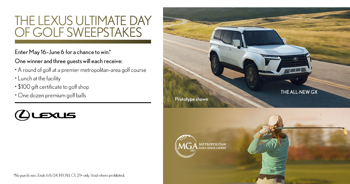 2024 Lexus Ultimate Day of Golf Sweepstakes